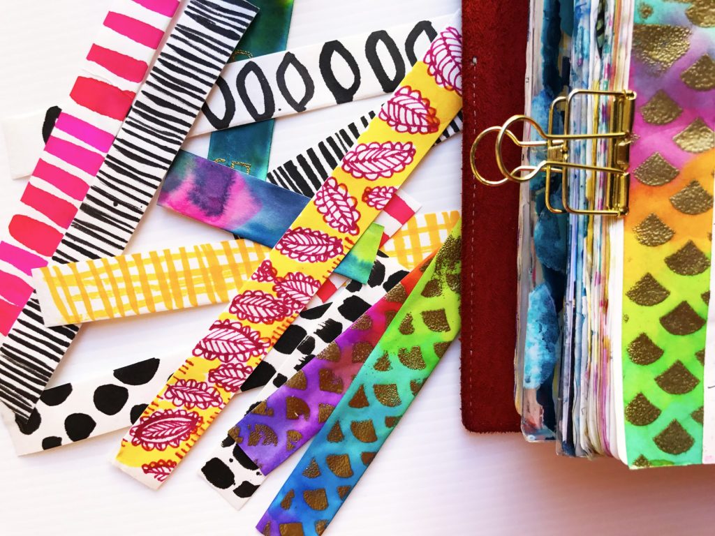 DIY Journal Tapes! Journal Fodder Creating! | Jane Davenport
