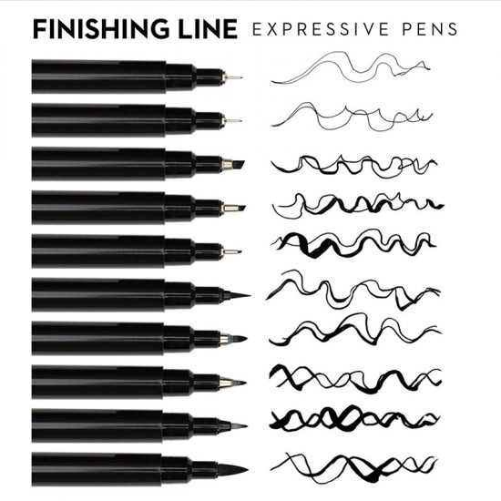 Inkspiration Calendar 2: Finishing Line Pens | Jane Davenport