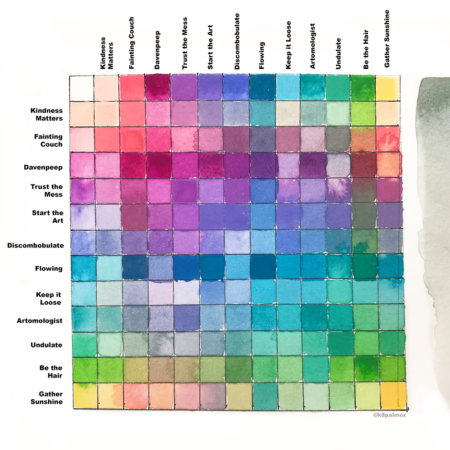 Art Time Color Chart by Kate Palmer | Jane Davenport